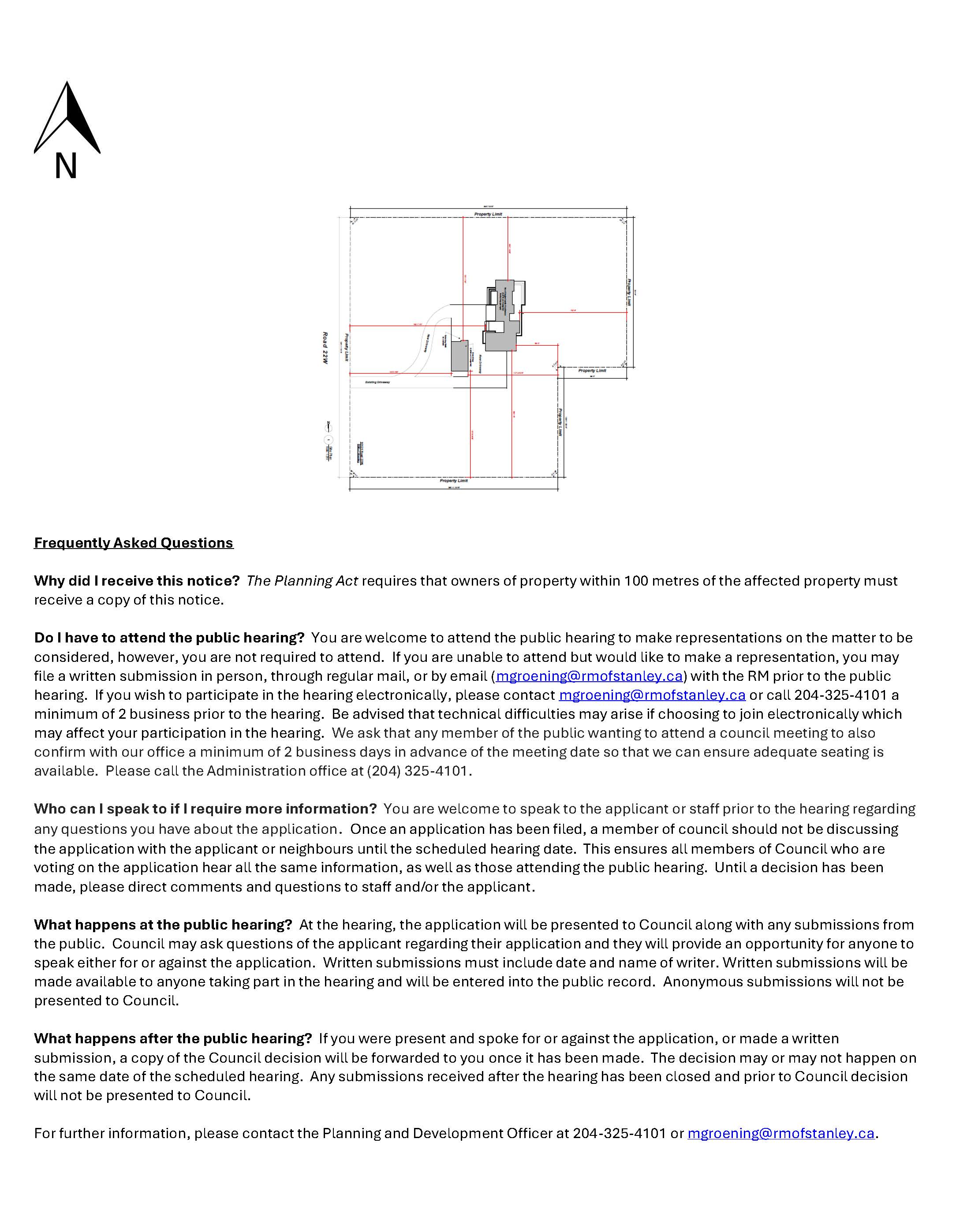 Notice of Public Hearing CU818-173 - Local Notices - RM of Stanley, MB